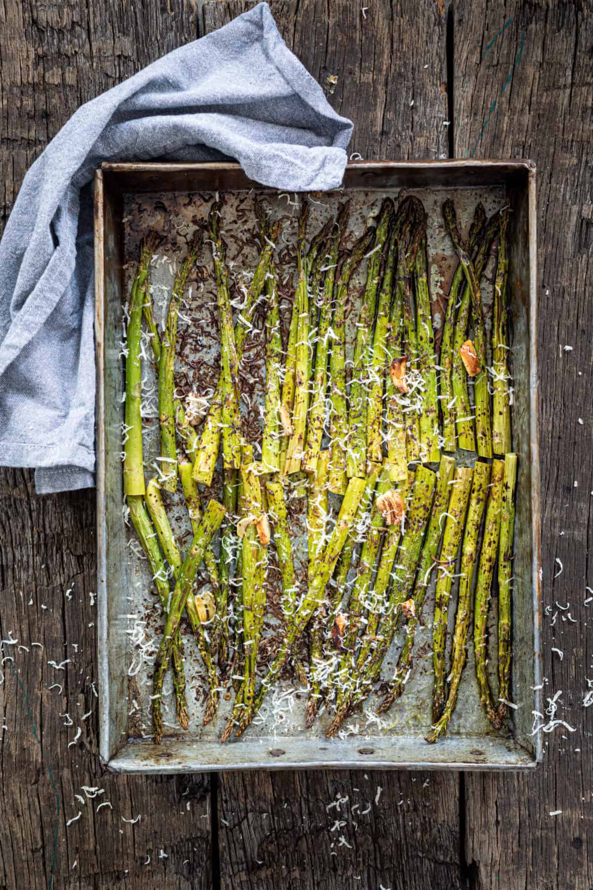 Geroosterde groene asperges recept | miljuschka.nl