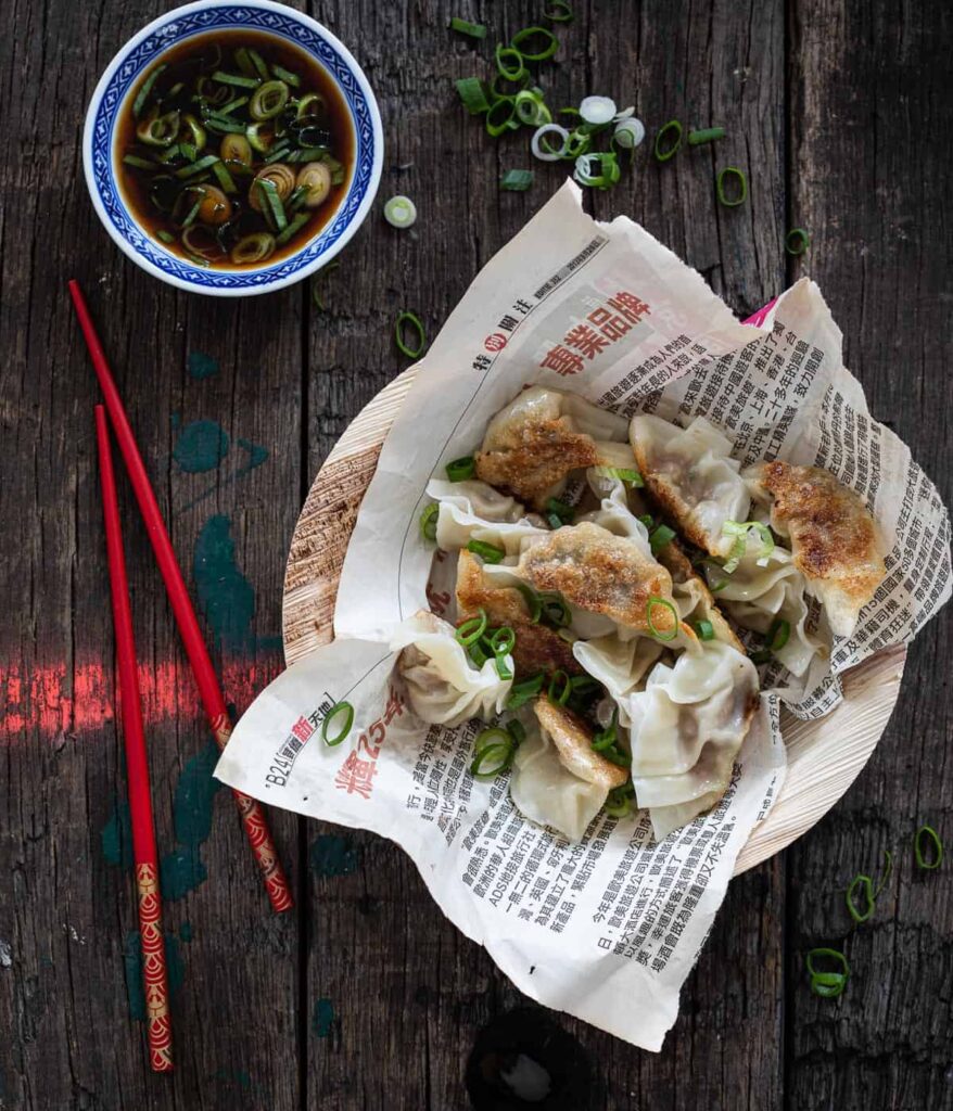 Smashed dumpling taco's met gehakt | Miljuschka