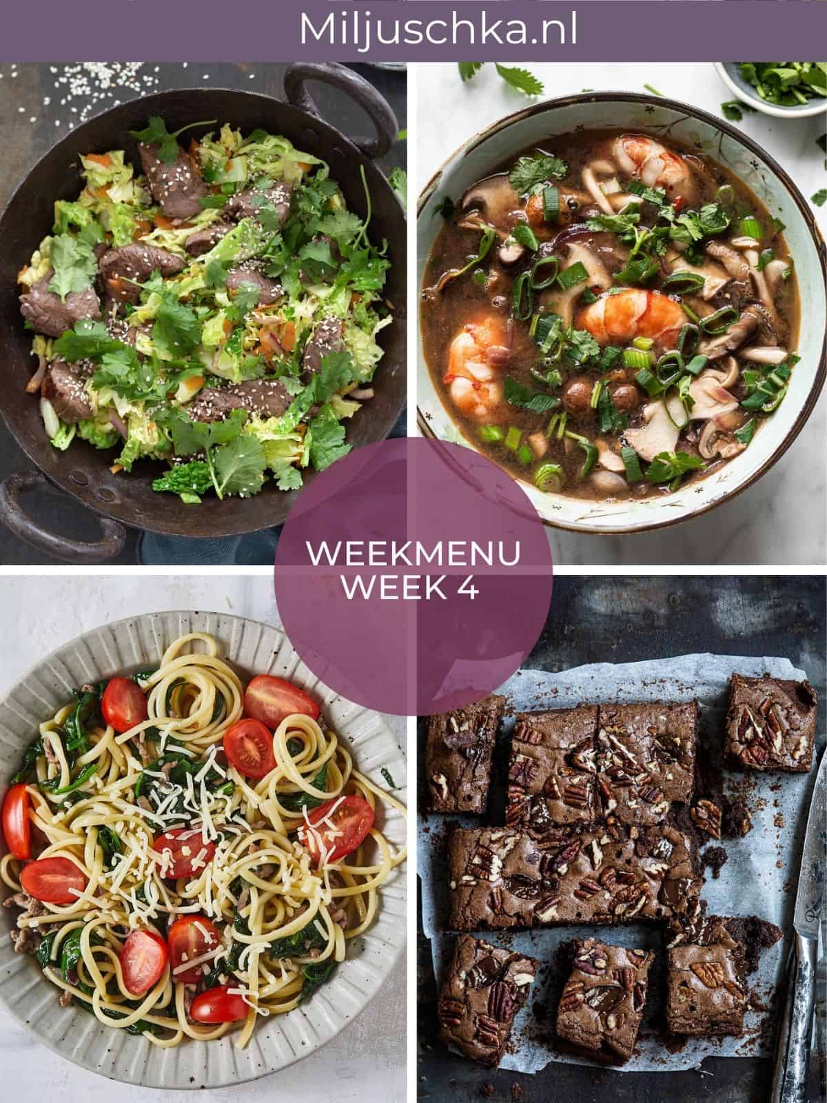 Makkelijk weekmenu voor week 49