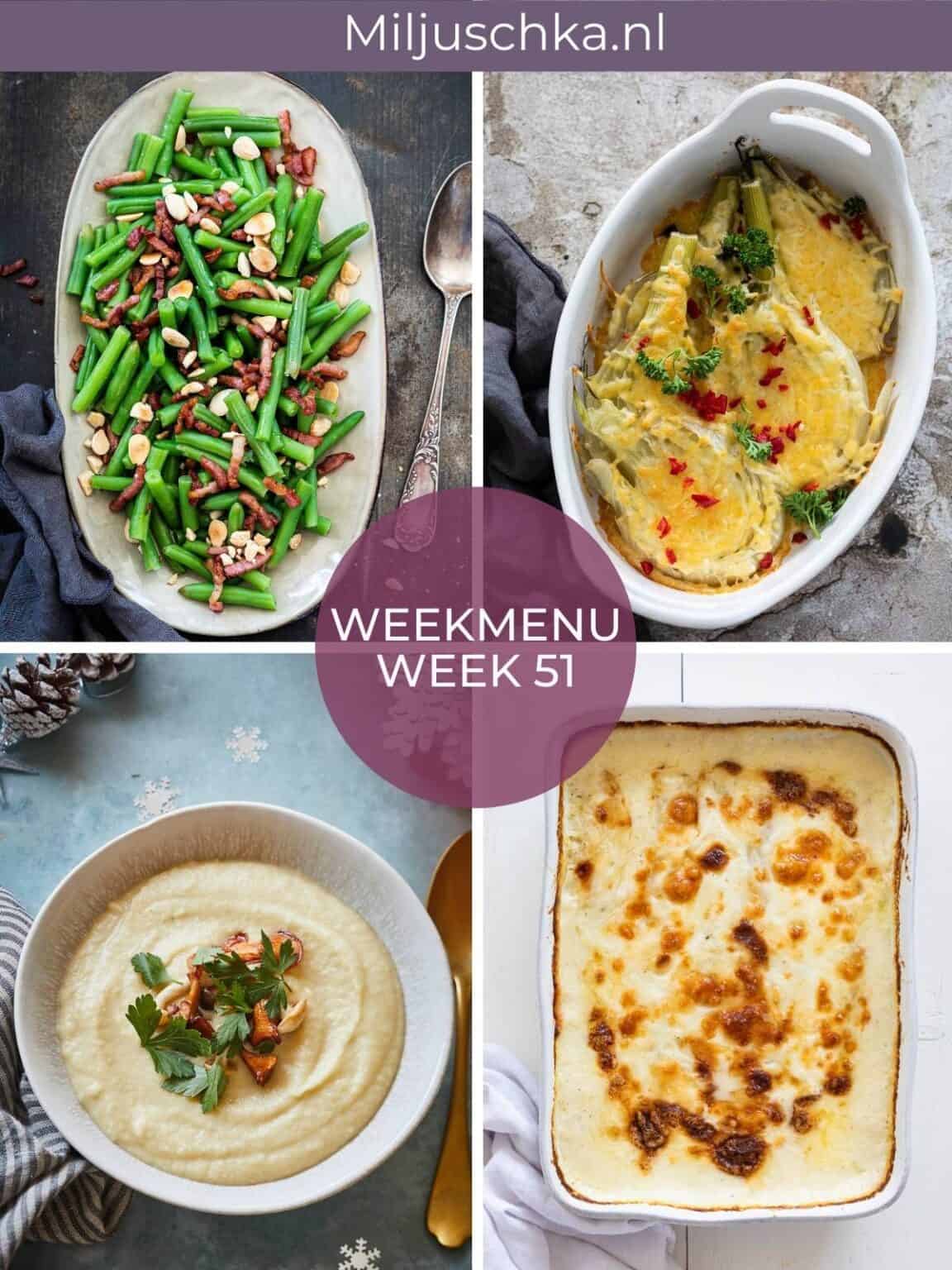 Makkelijk weekmenu voor week 35 - Miljuschka