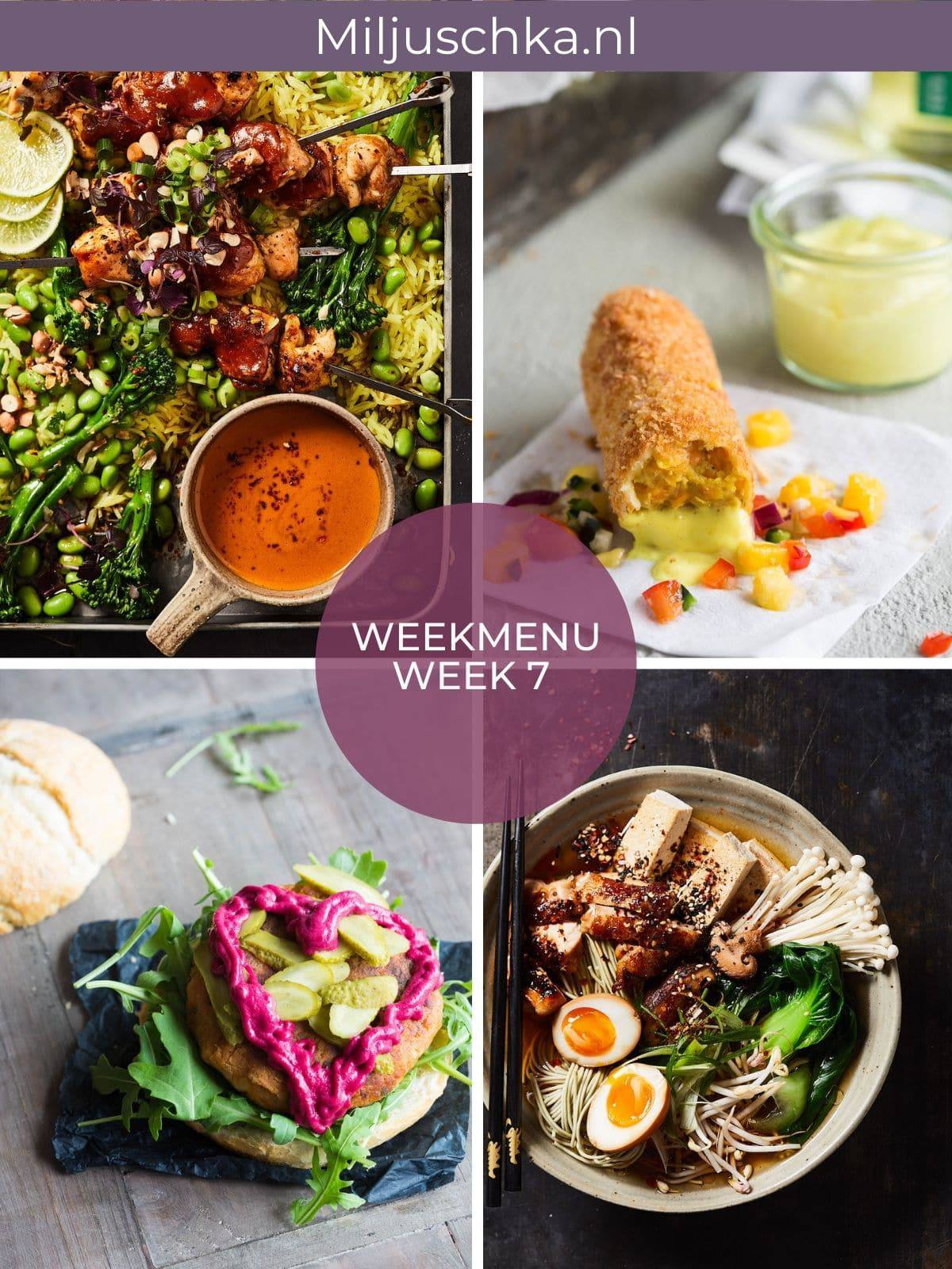 Makkelijk weekmenu week 7