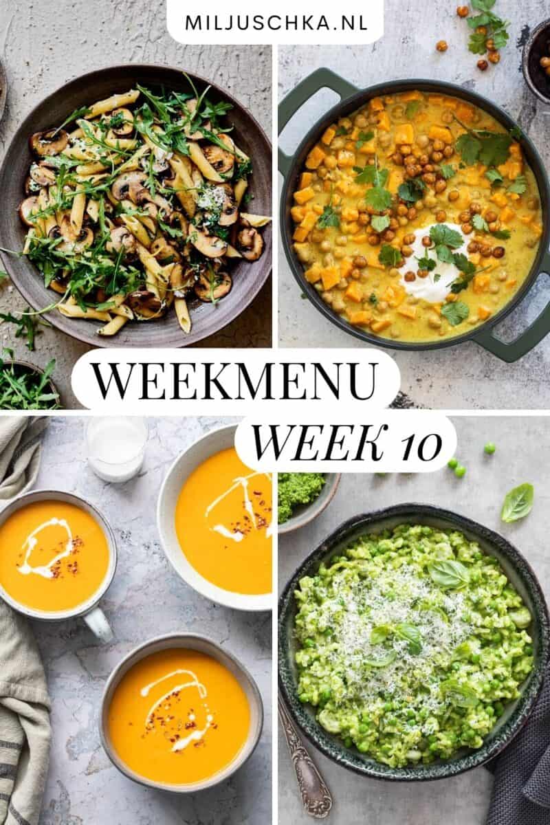 Makkelijk weekmenu voor week 15 - Miljuschka