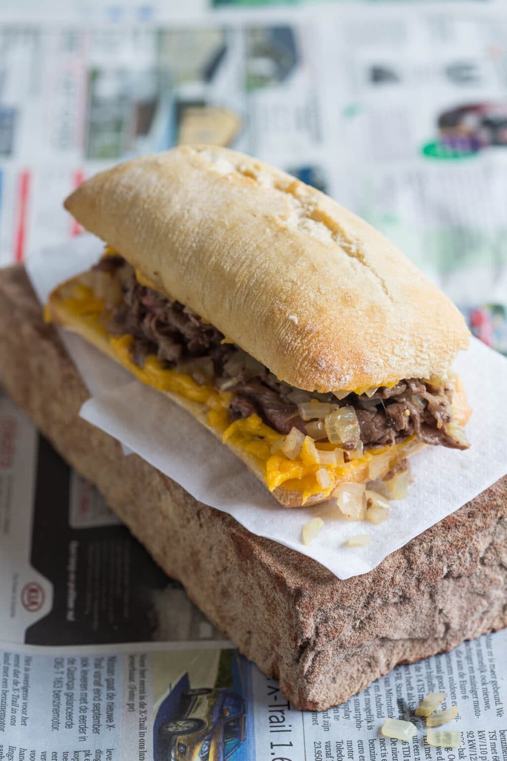 Philly cheesesteak sandwich recept: een goddelijk broodje | Miljuschka