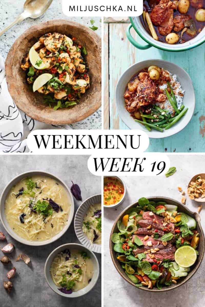 Makkelijk weekmenu voor week 48 - Miljuschka