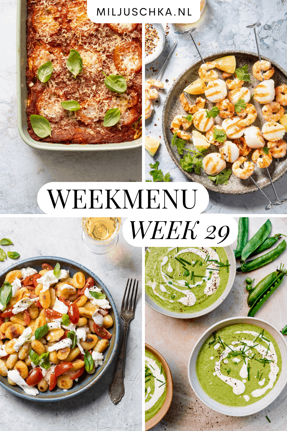 Makkelijk weekmenu voor week 43 - Miljuschka