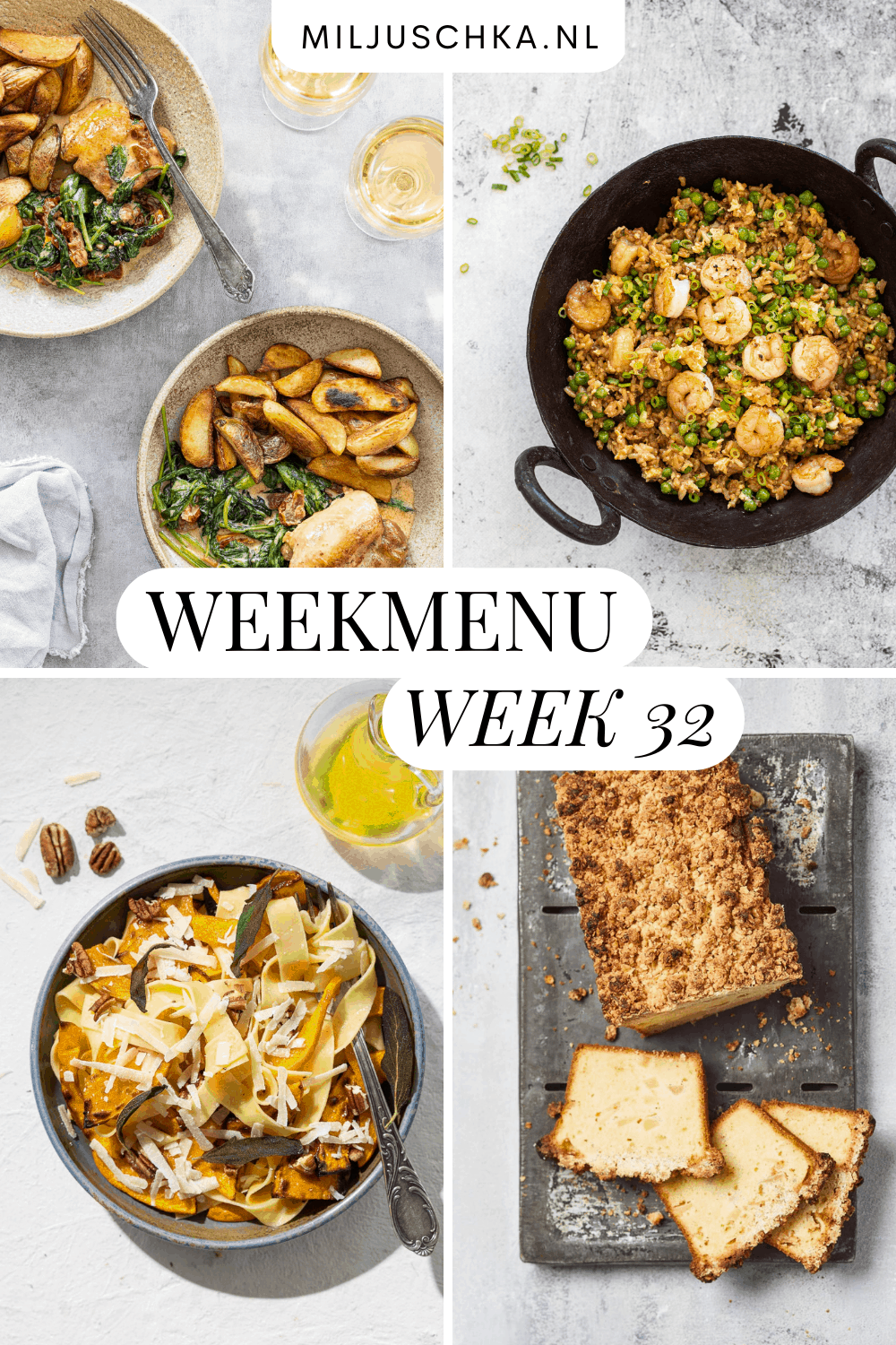 Makkelijk weekmenu voor week 48 - Miljuschka