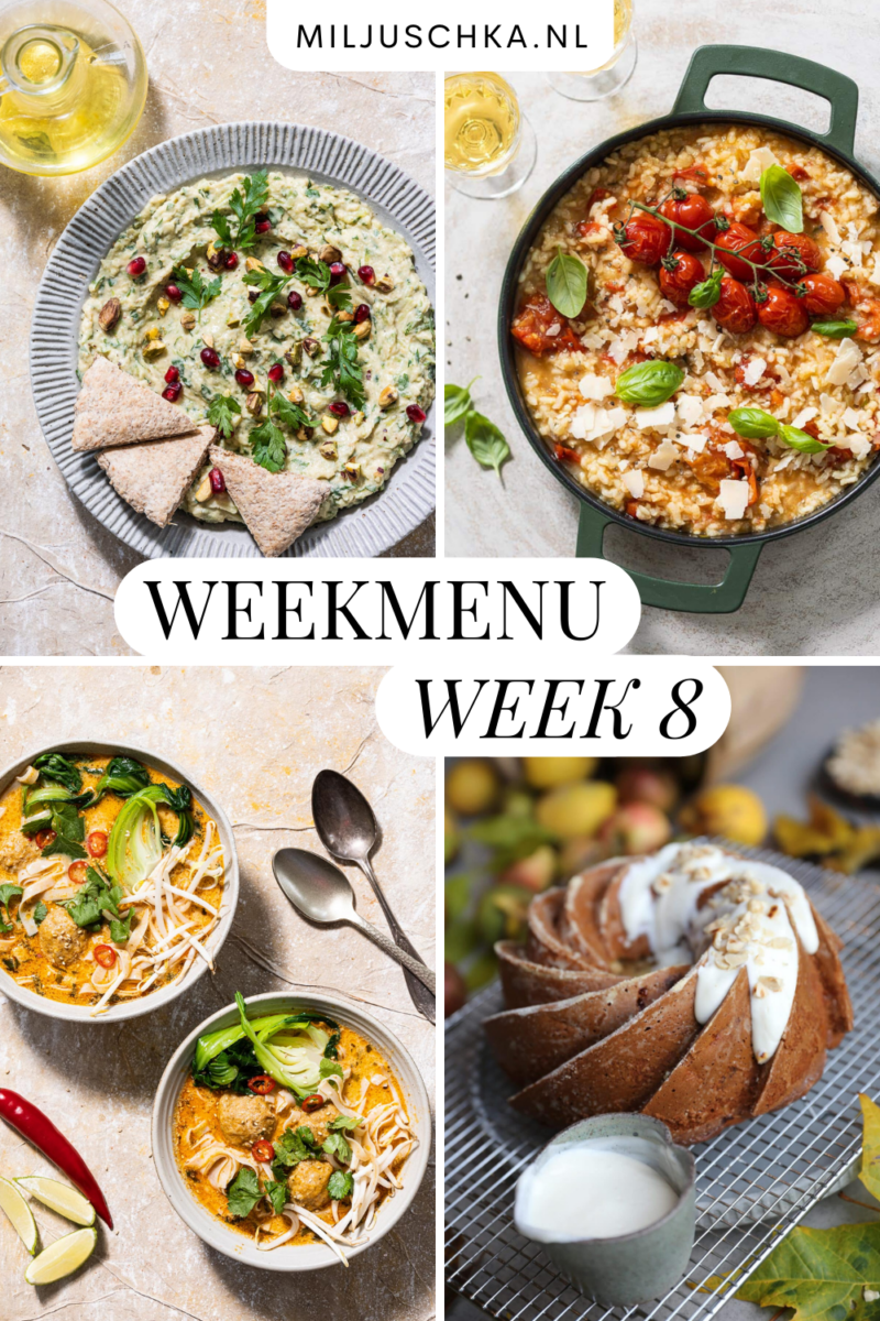 Makkelijk weekmenu voor week 7 - Miljuschka