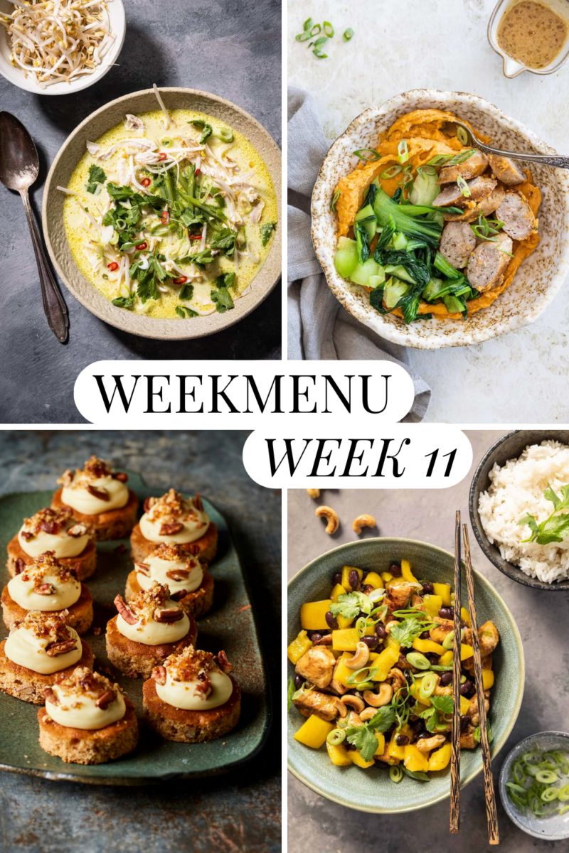 Makkelijk weekmenu voor week 11 - Miljuschka