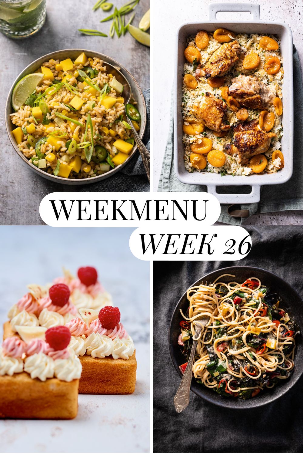 Makkelijk weekmenu voor week 26 | Miljuschka