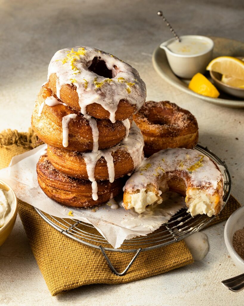 Cronuts met lemoncurd-mascarponevulling | Miljuschka