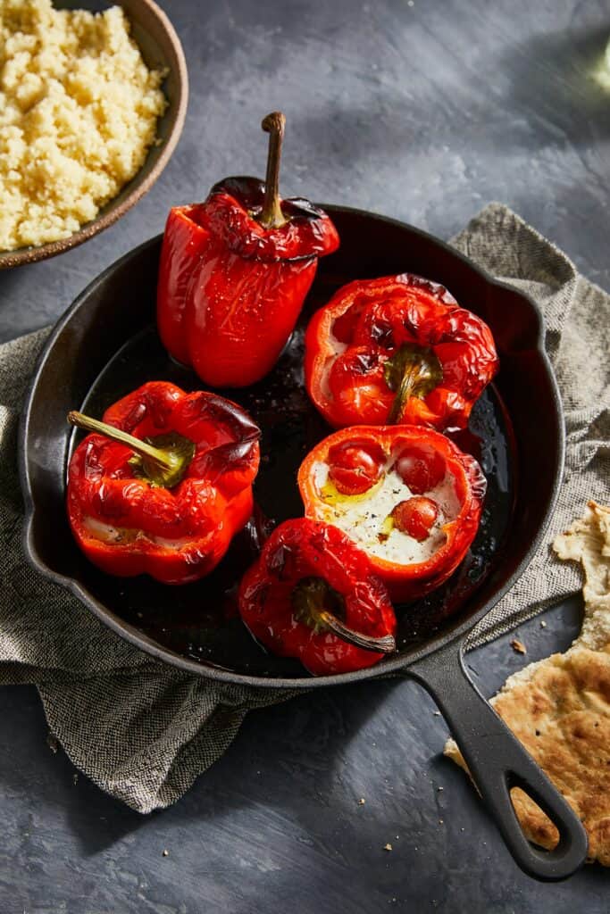 Gevulde paprika recept: Gevulde paprika's met roomkaas | Miljuschka