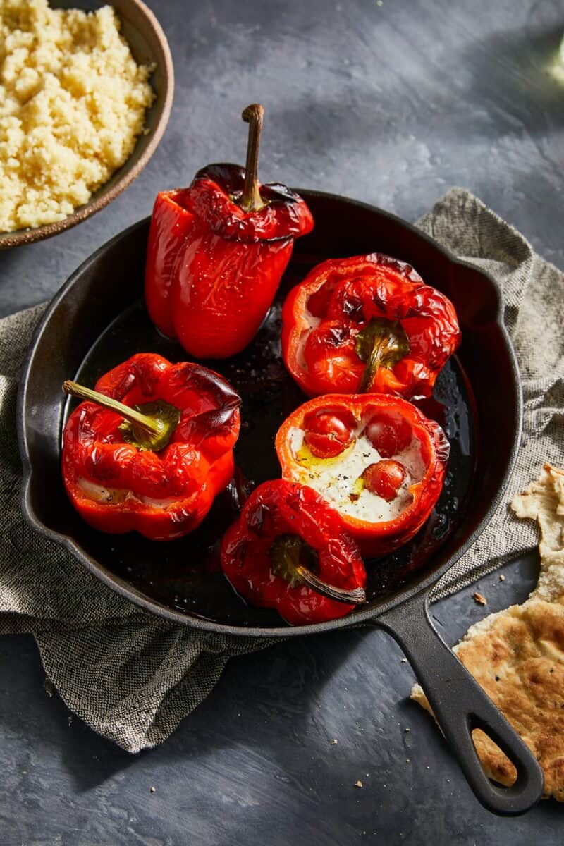 Gevulde paprika recept: Gevulde paprika's met roomkaas | Miljuschka