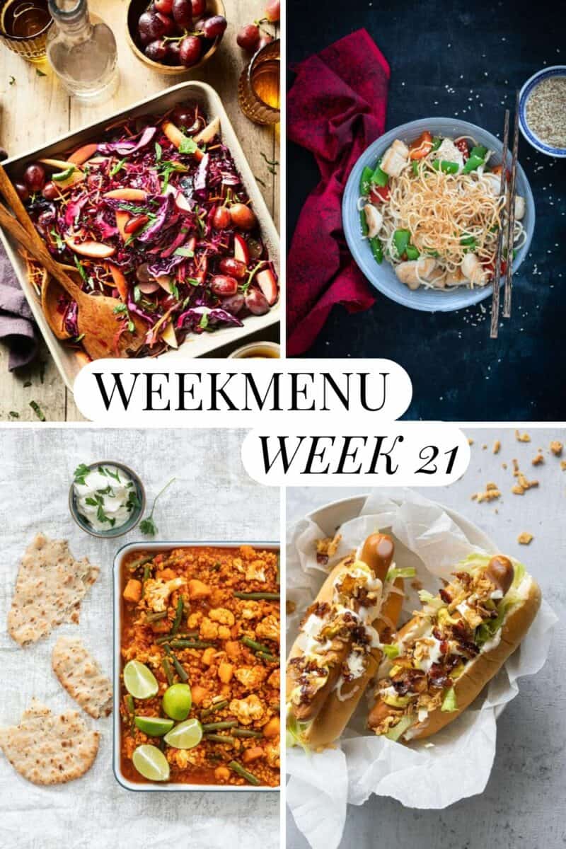 Makkelijk weekmenu voor week 22 - Miljuschka