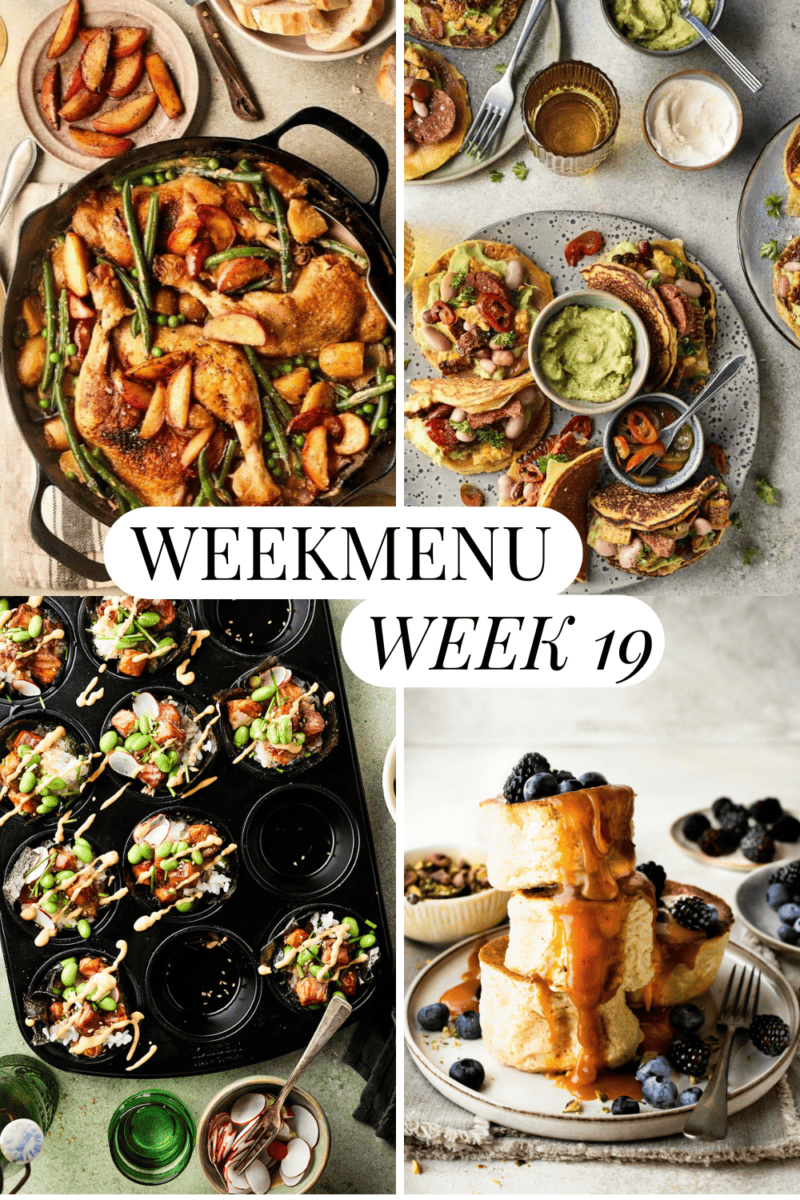 Makkelijk weekmenu voor week 14 | Miljuschka