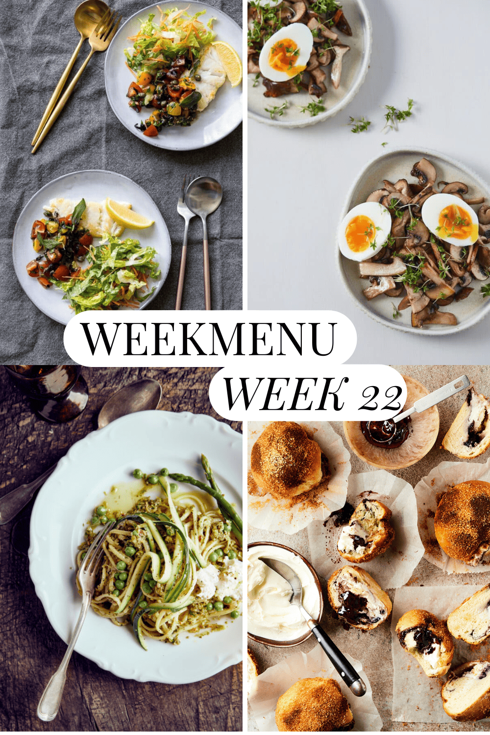 Makkelijk weekmenu voor week 22 | Miljuschka