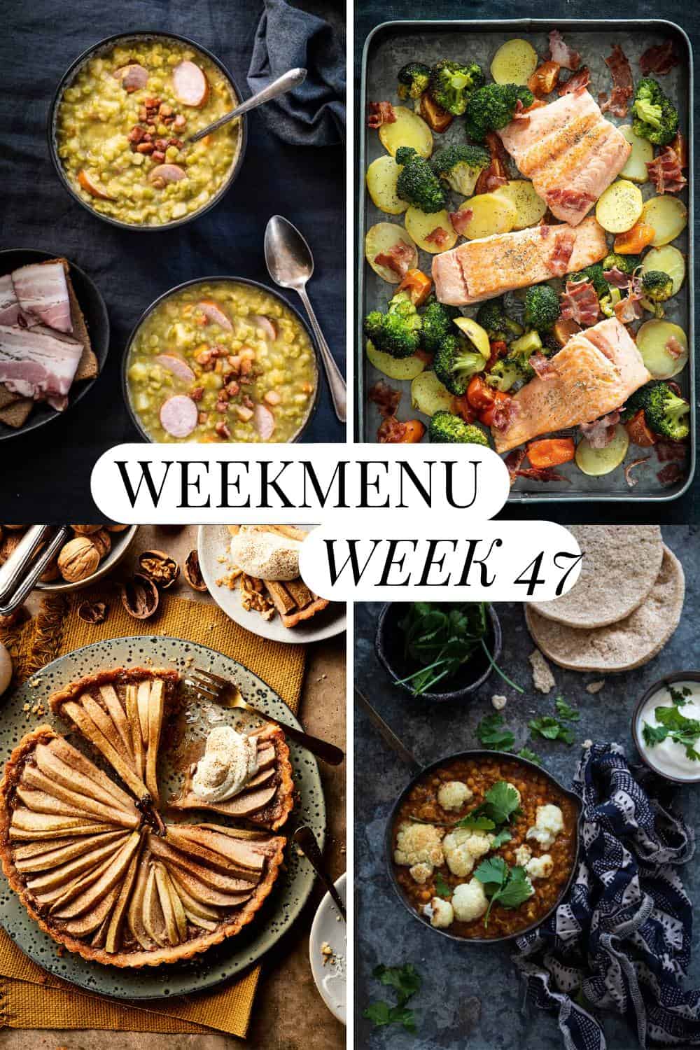 Makkelijk weekmenu voor week 47 | Miljuschka