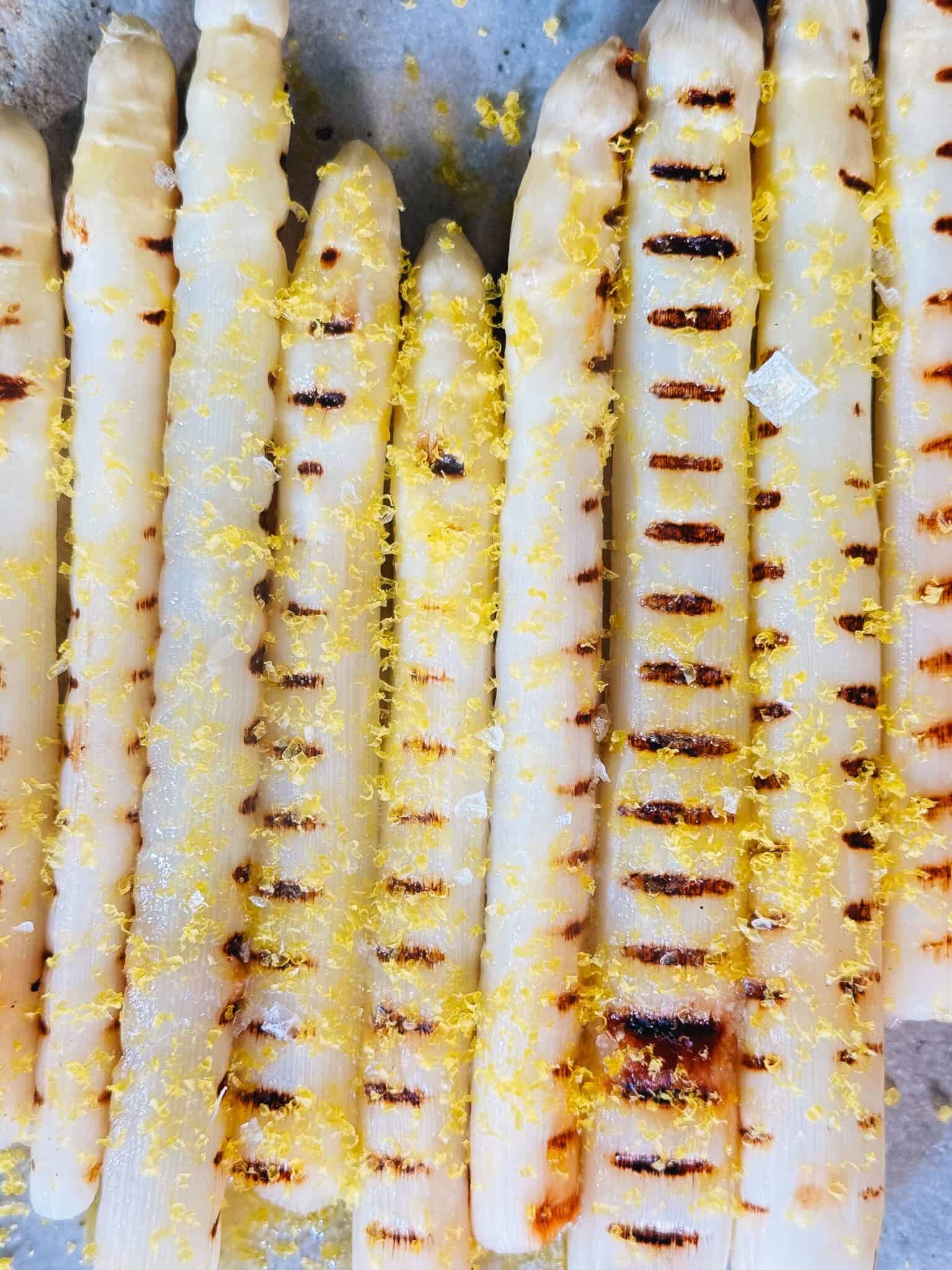 Geroosterde groene asperges recept | miljuschka.nl