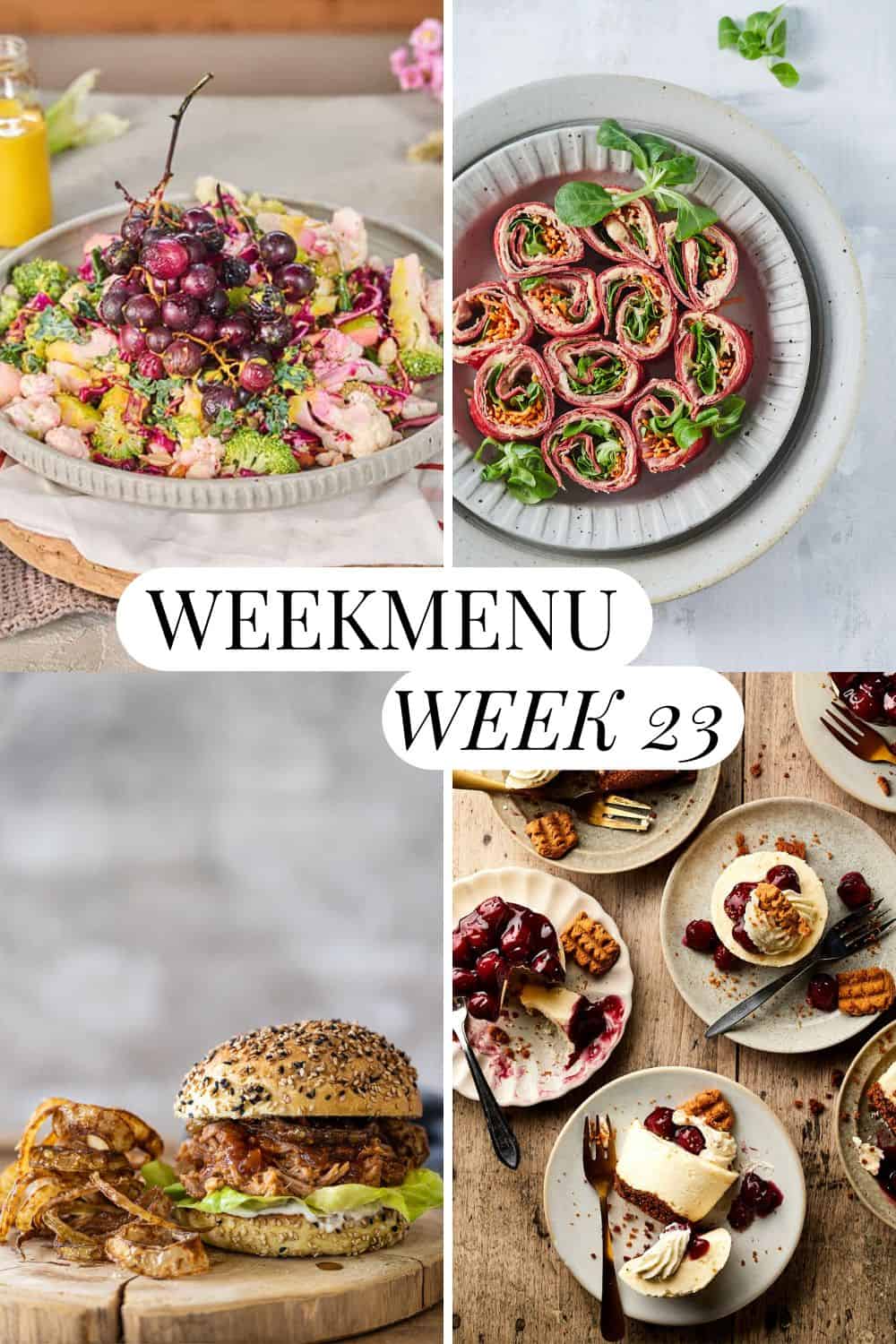 Weekmenu week 23 | Miljuschka