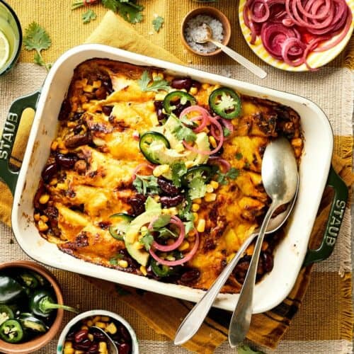 Enchilada's recept: Romige kip enchilada’s - Miljuschka