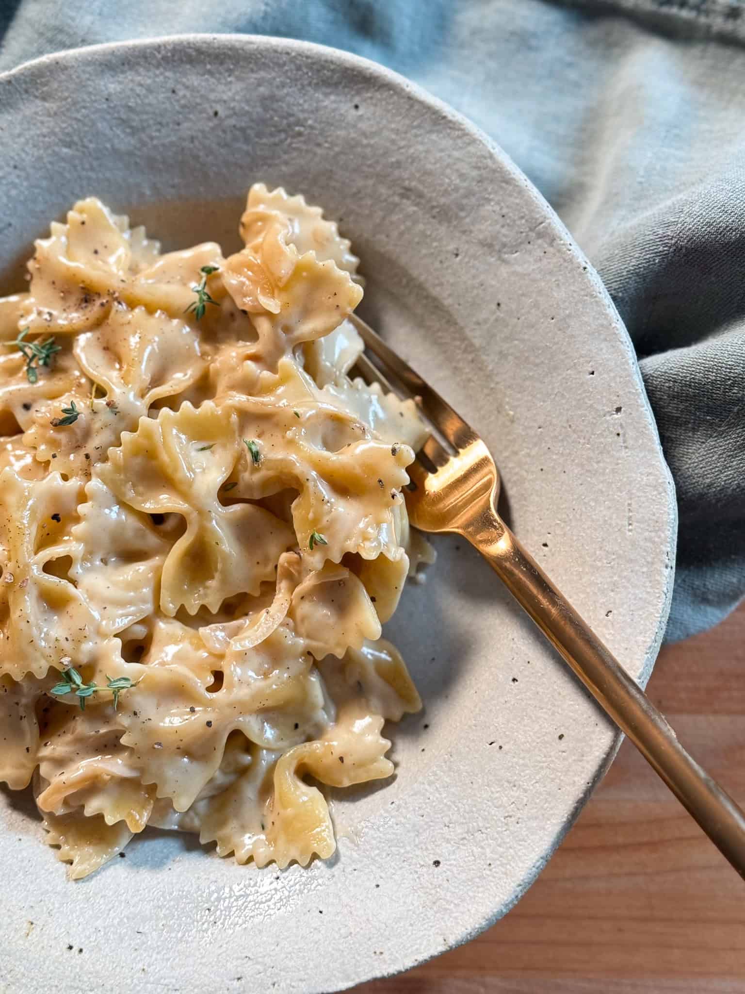 French onion pasta - Miljuschka