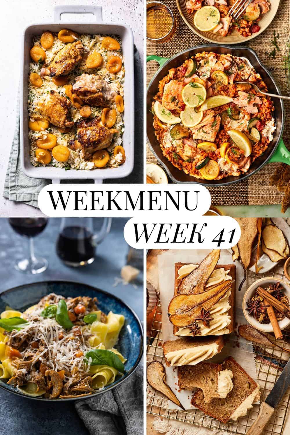 Weekmenu week 41 | Miljuschka