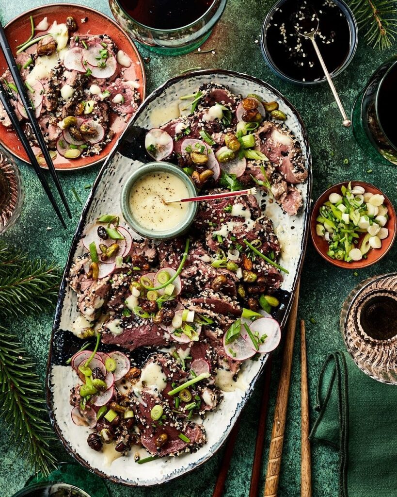 Beef tataki met wasabi mayonaise | Miljuschka